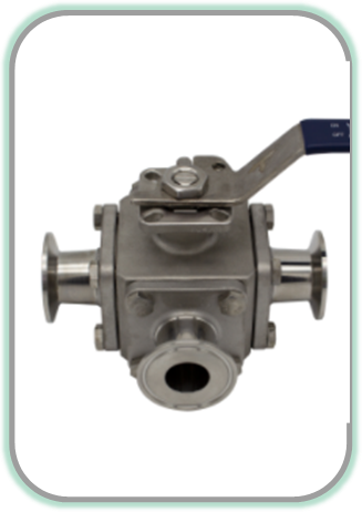 QSM Tru-Flo EA-407-SN 3 & 4-Way Ball Valve | Sanitary Ball Valves ...